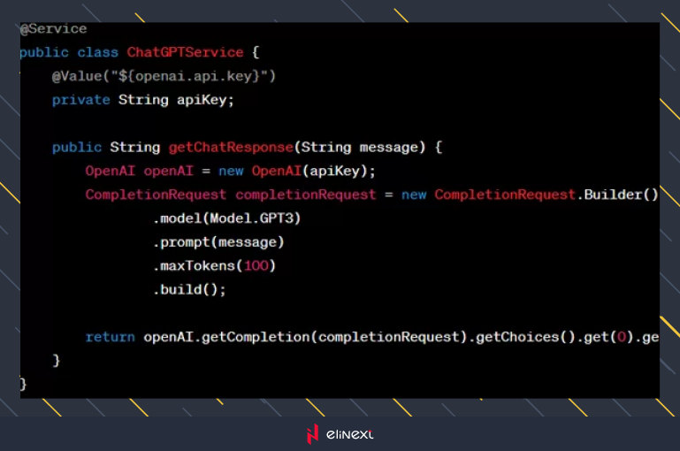 Craft Your ChatGPT App with Spring Boot | Elinext Blog