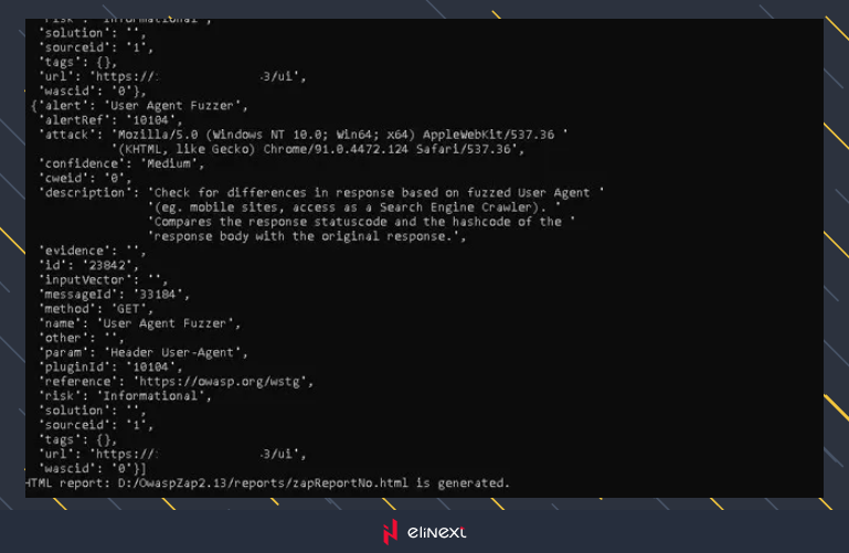 OWASP ZAP API Python Script for Web App Security - Elinext