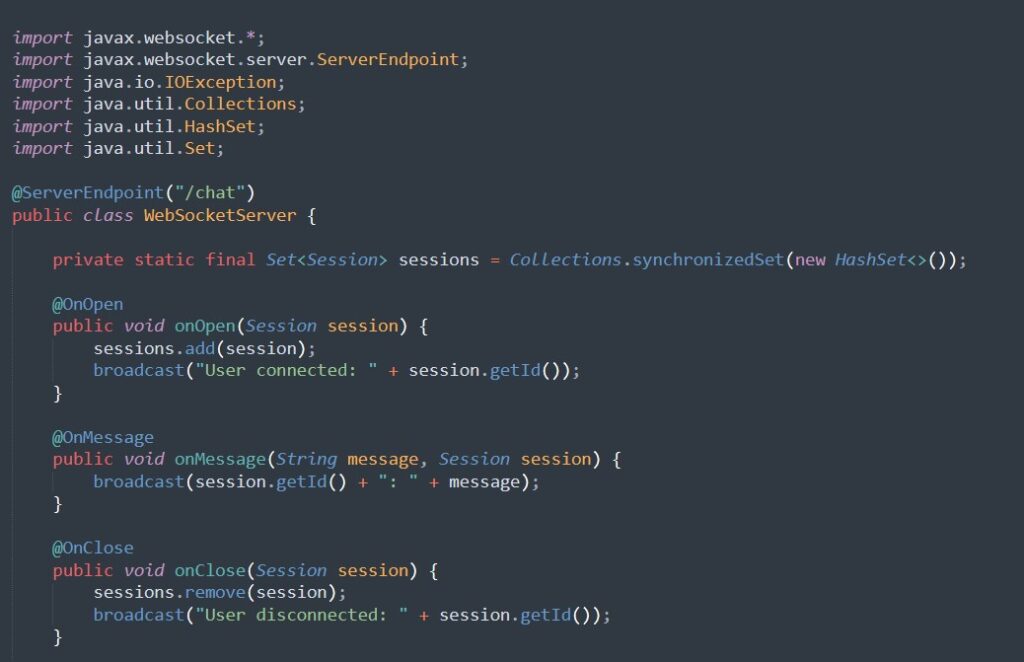 WebSockets in Java - Elinext Blog